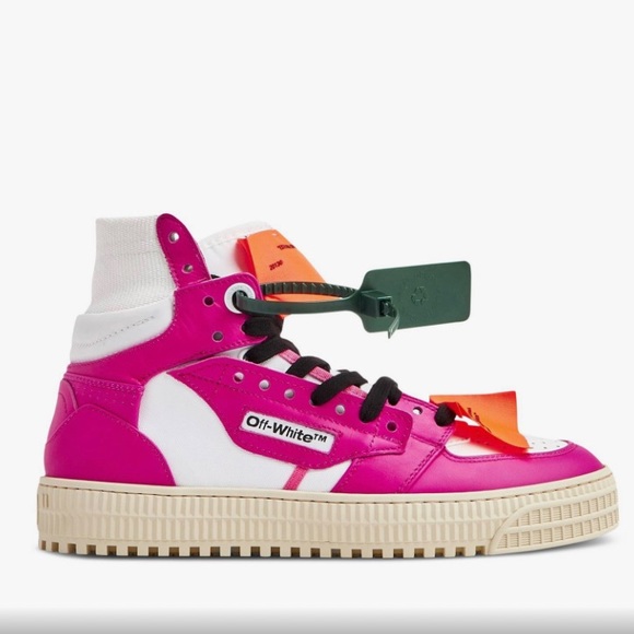Off-White | Shoes | Offwhite Wmns Offcourt 3 High Fuchsia Pink 2023 ...